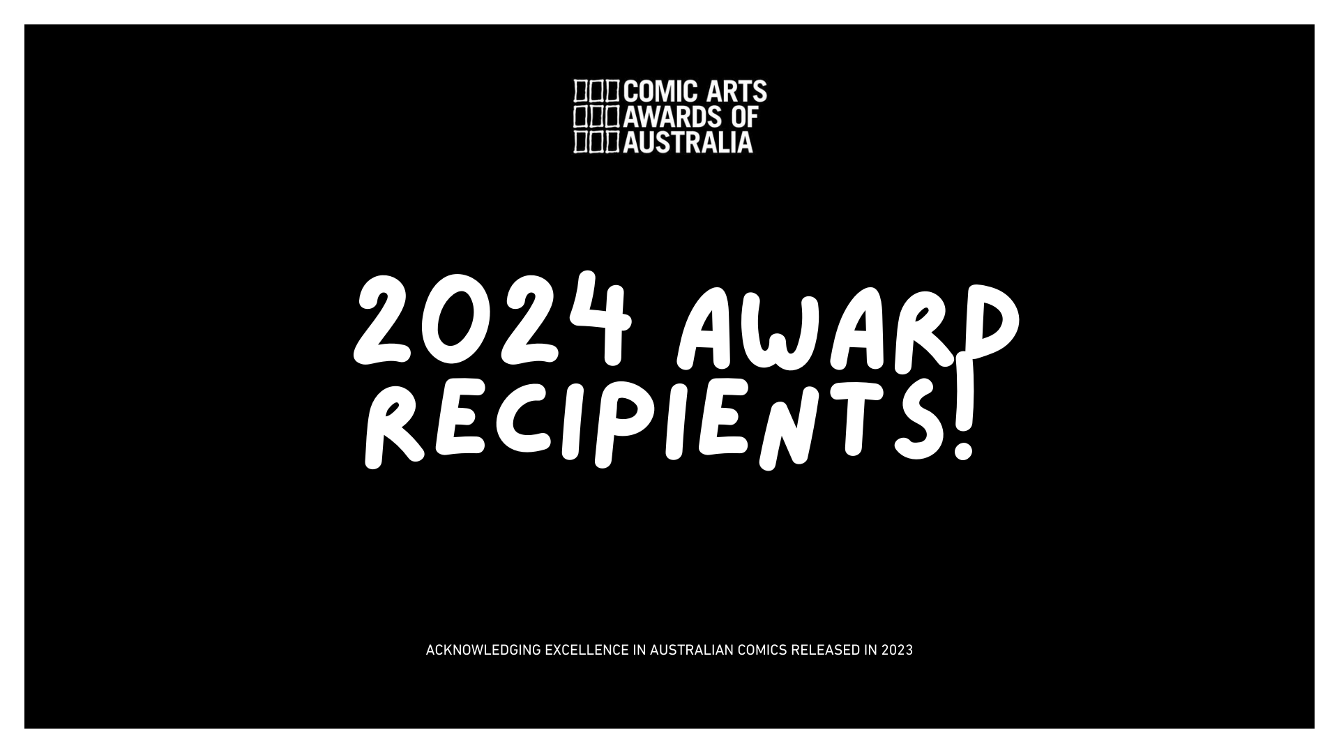 2024 Award recipients! – Comic Arts Awards of Australia